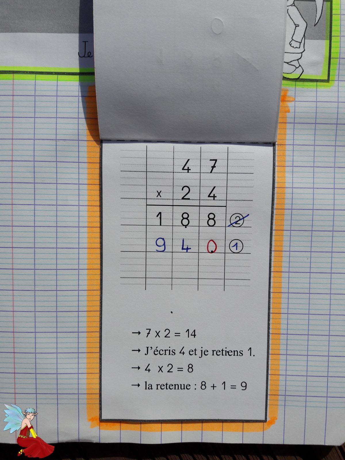 LAM ♦ La multiplication avec retenue - CE2 ~ Cartable d'une maitresse