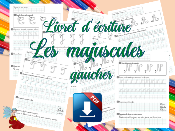 Écriture CE1 ♦ Fichier de graphisme - révision des majuscules ...