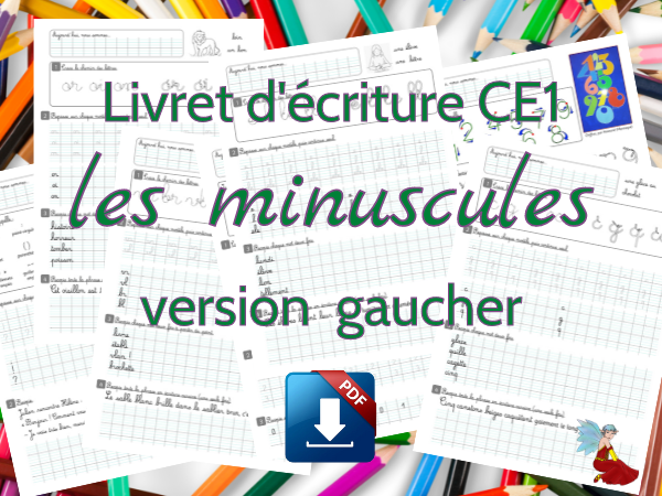 Écriture CE1 ♦ Fichier de graphisme - révision des minuscules ...