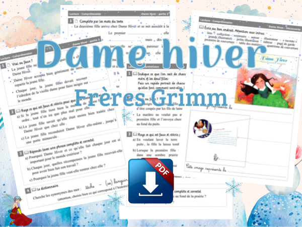Conte - Dame Hiver (CE2) ~ Cartable d'une maitresse