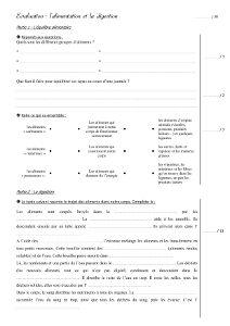 Sciences CE2 ♦ Alimentation et digestion ~ Cartable d'une maitresse